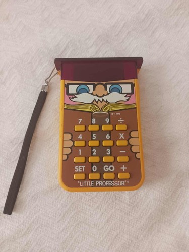 Vintage 1976 Texas Instrument "Little Professor Calculator" | eBay