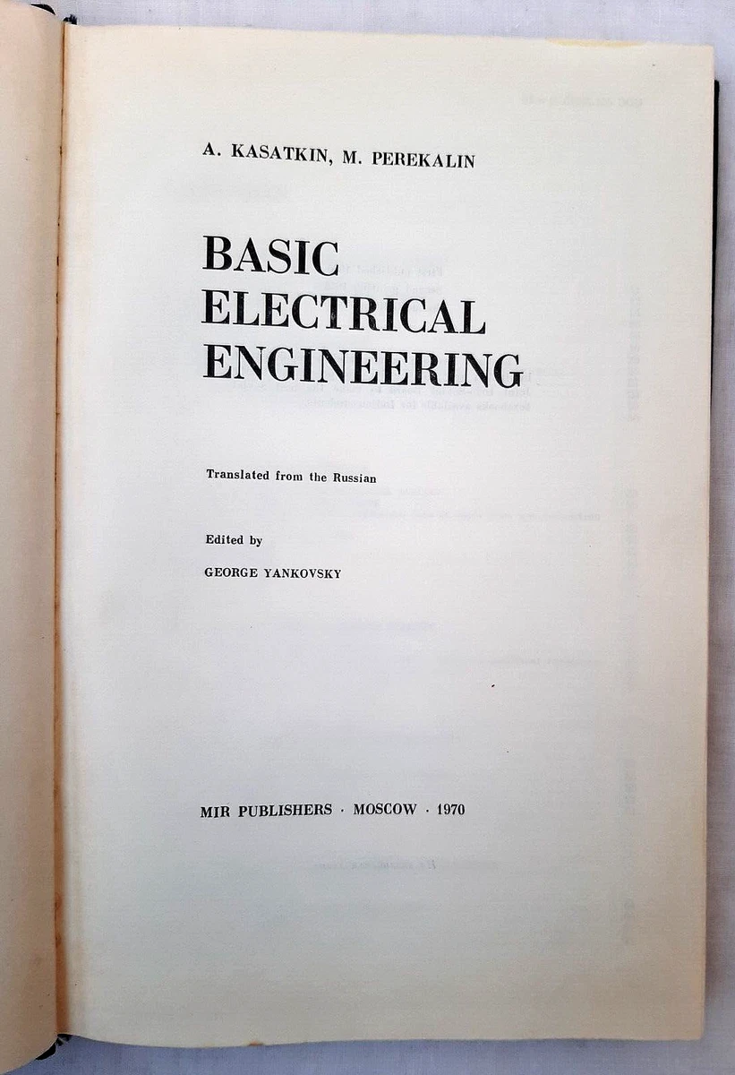 Basic Electrical Engineering Book