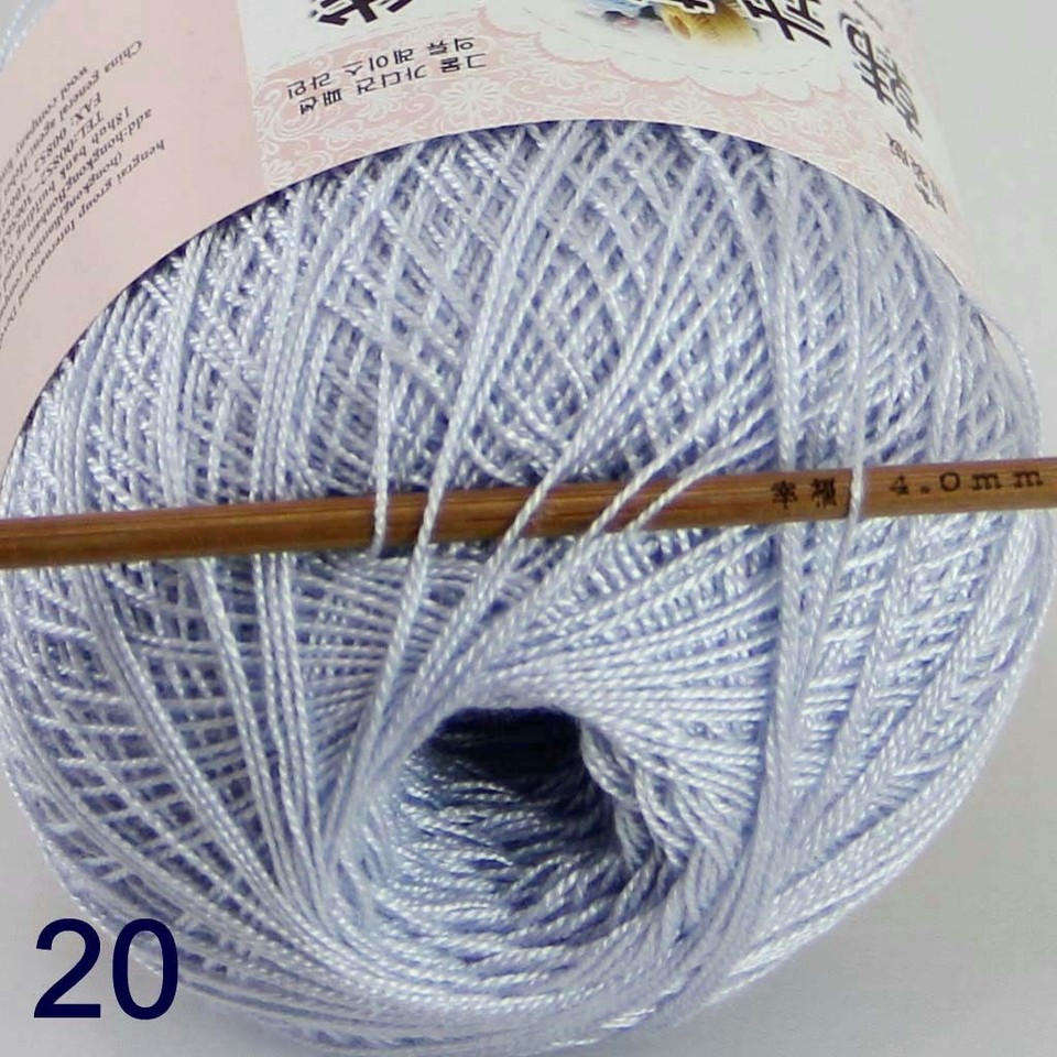 Thread No.8 Cotton Crochet Yarn Craft Tatting Hand Knit Embroidery ...