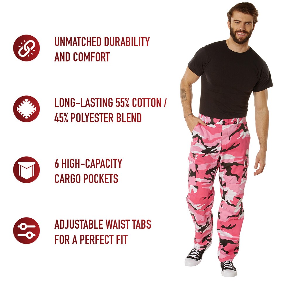 Military BDU Pants - Army Cargo Fatigue Camouflage Camo | eBay