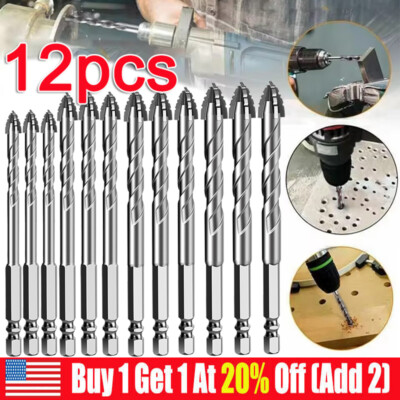 Eccentric Drill Bit Set Four-Flute Sawtooth Eccentric Drill Bit High ...