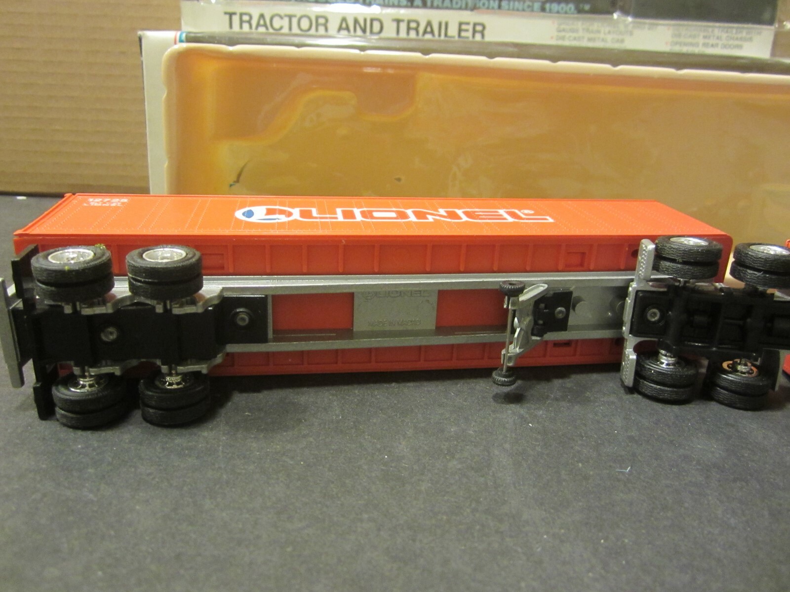 Lionel 12725 Tractor and Trailer Truck Orange | eBay