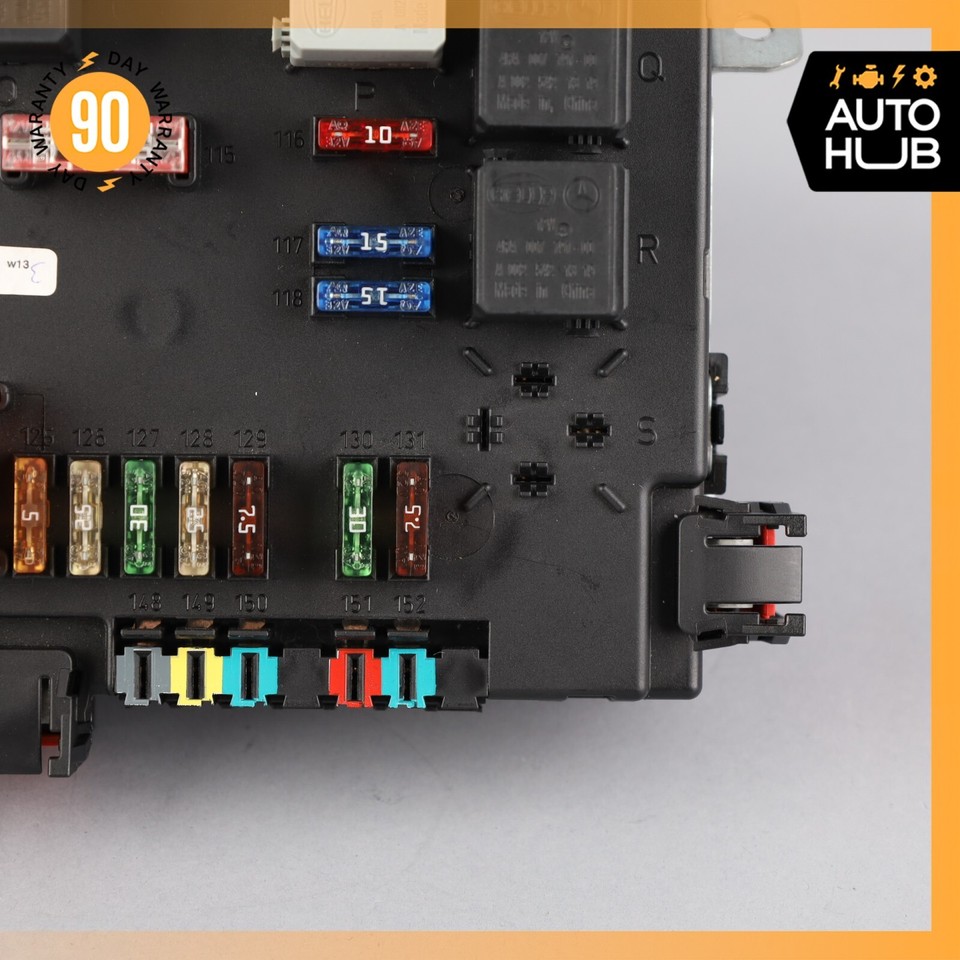 10-14 Mercedes W216 CL550 S550 Rear Trunk Fuse Box Relay Control Module ...