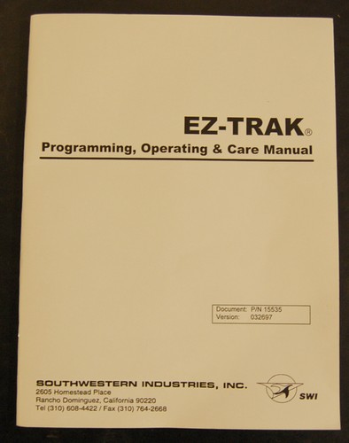Southwestern Industries Bridgeport EZ-TRAK Controller Program ...