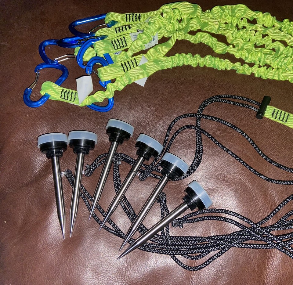 Survey Prism Spike w/ Safety Lanyard - Dimensional Control | eBay