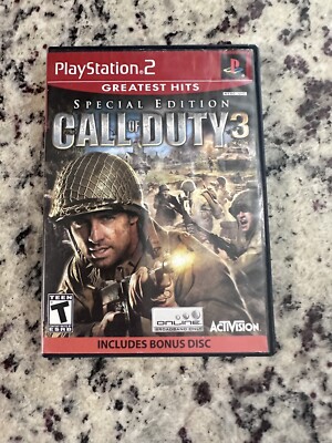 Call of Duty 3: Special Edition Greatest Hits (Sony PlayStation 2, 2007 ...
