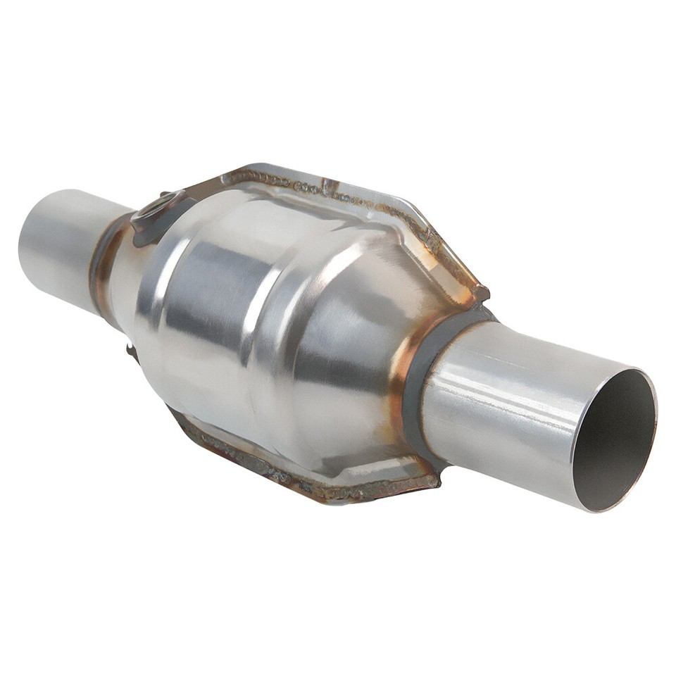 2" Inlet/Outlet Catalytic Converter + Heat Shield Weld-on EPA For VW ...