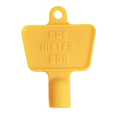 1 x Electric Meter Key / Gas Meter Key in Yellow | eBay UK