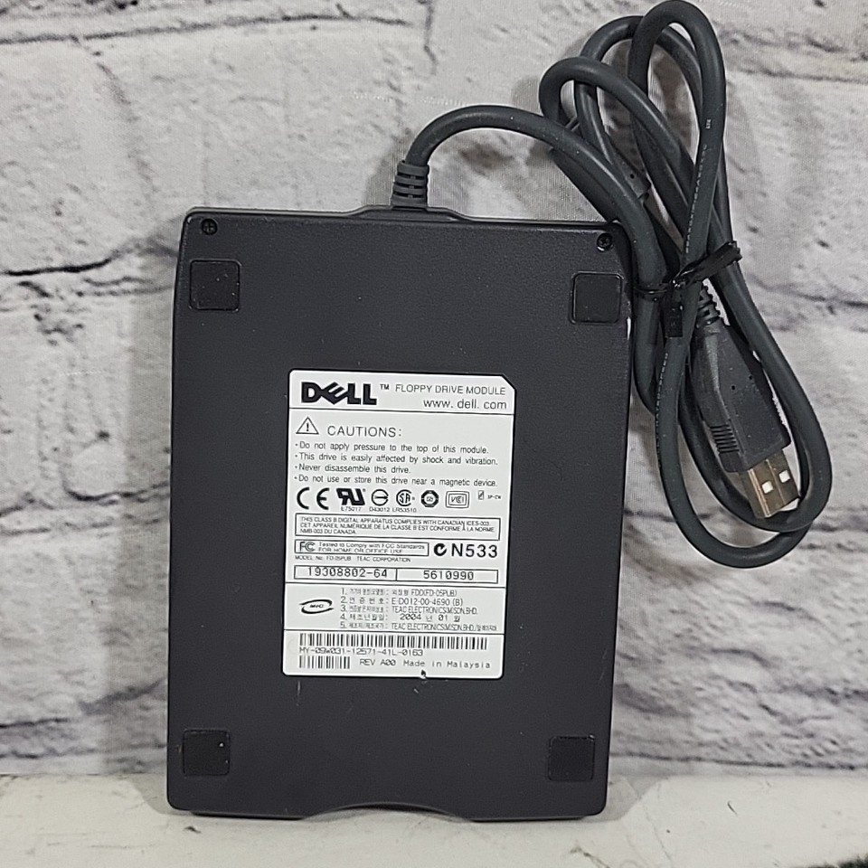 Dell FD-05PUB 3.5" External Floppy Drive Module USB | eBay