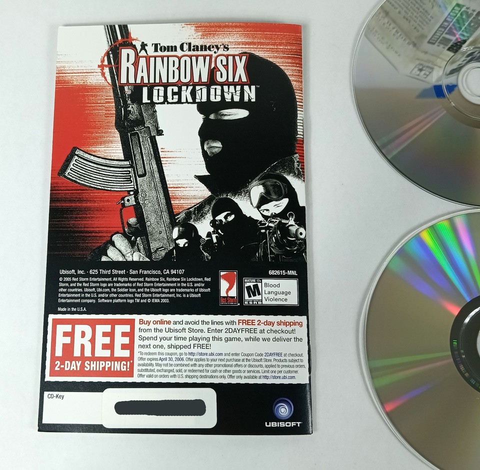 Brothers in Arms: Earned in Blood (PC, CD-ROM, 2005, Rated M) EXCELLENT ...