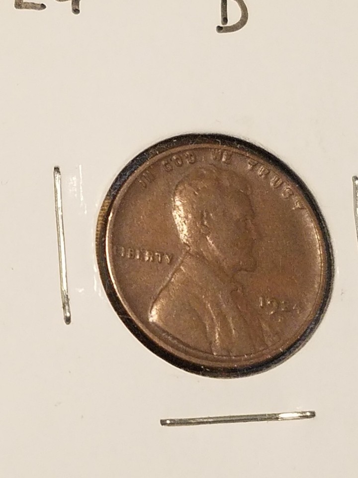 1924 D Lincoln Cent Penny F Fine Condition Denver Mint | eBay