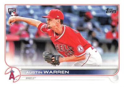 2022 Topps #495 Austin Warren Los Angeles Angels Rookie | eBay