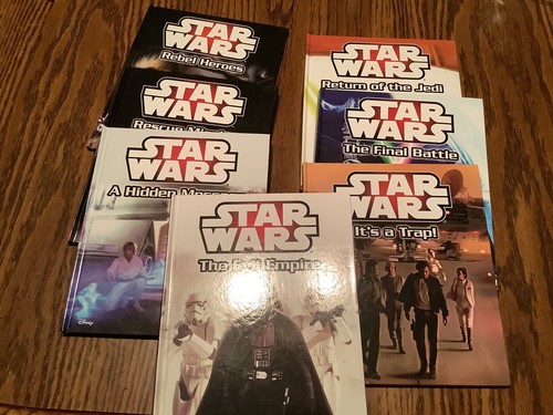 Star Wars Lot of 7 Hardcover Disney Story Reader Books Ages 18 Months ...