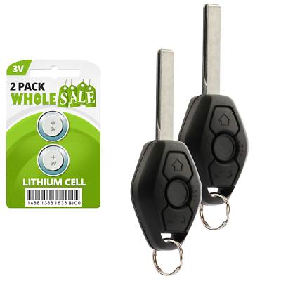 2 Replacement For 2001 2002 2003 2004 2005 2006 BMW 325i Key Fob Remote ...