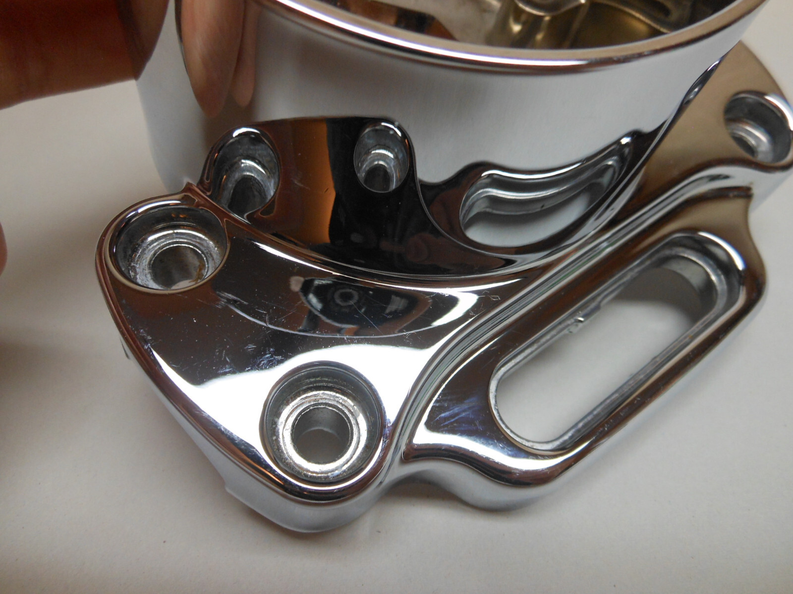 HARLEY '14-20 SPORTSTER XL1200C CUSTOM HANDLEBAR TOP CLAMP SPEEDOMETER ...