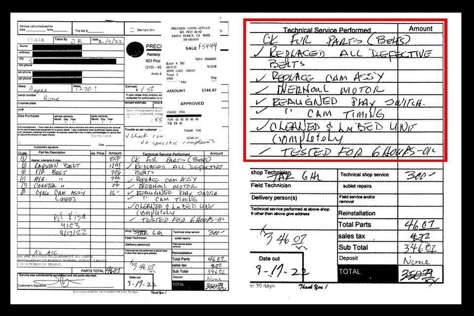 Ampex 1270 | Reel to Reel Tape Recorder | 60Hz | Restored (Worldwide ...