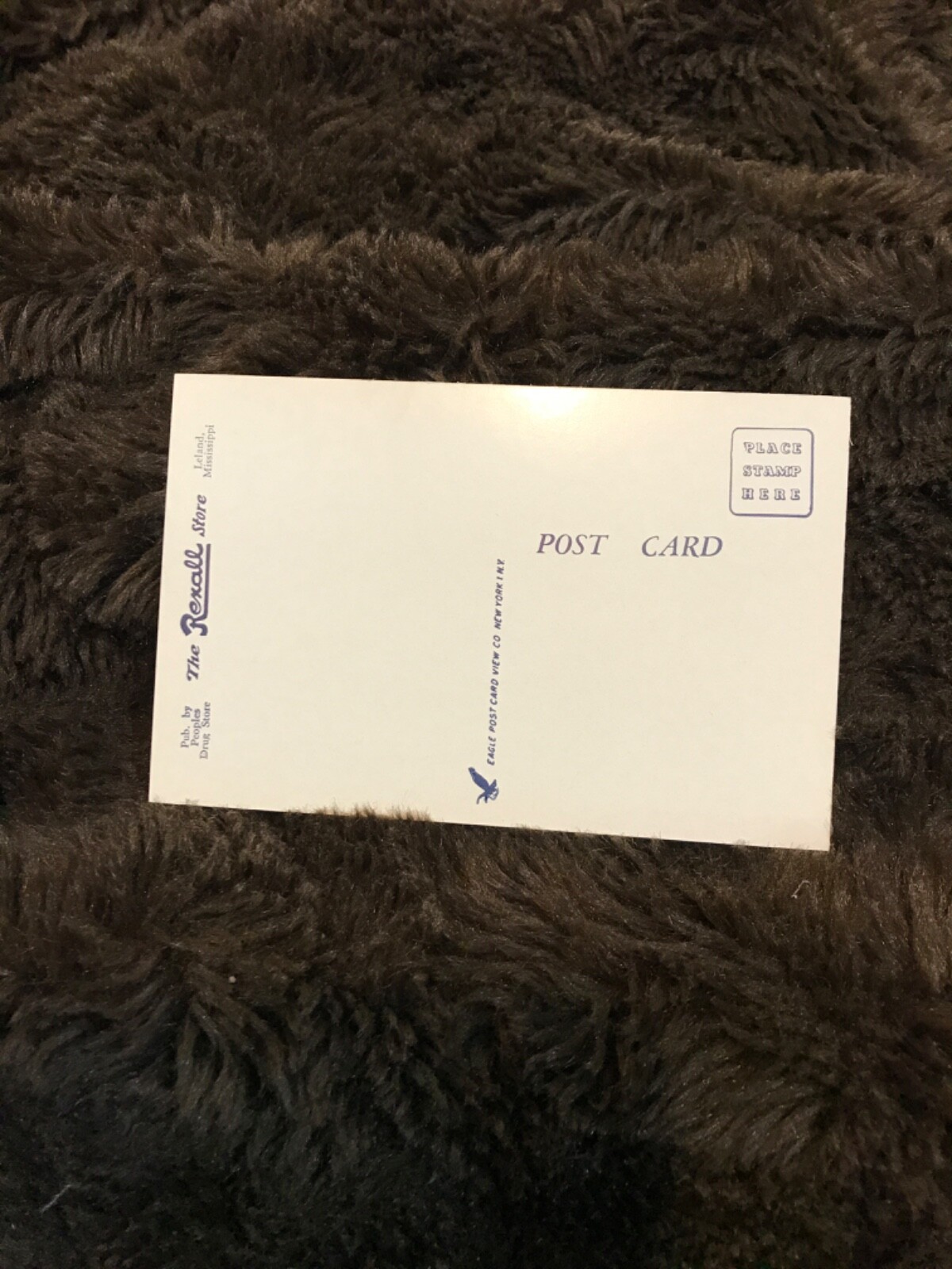 LELAND, MISSISSIPPI CATHOLIC CHURCH 1940s POSTCARD-! PEOPLES DRUG ...