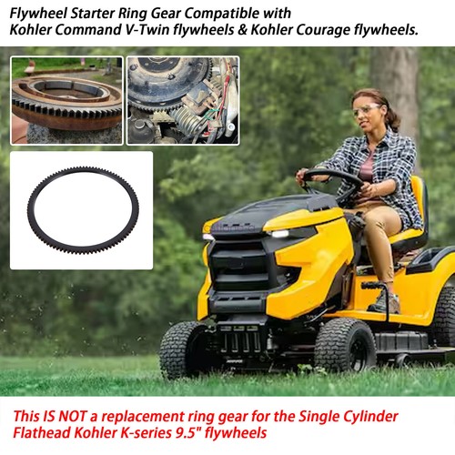 NEW Flywheel Starter Ring Gear Fits Kohler Command V-Twin & Kohler ...