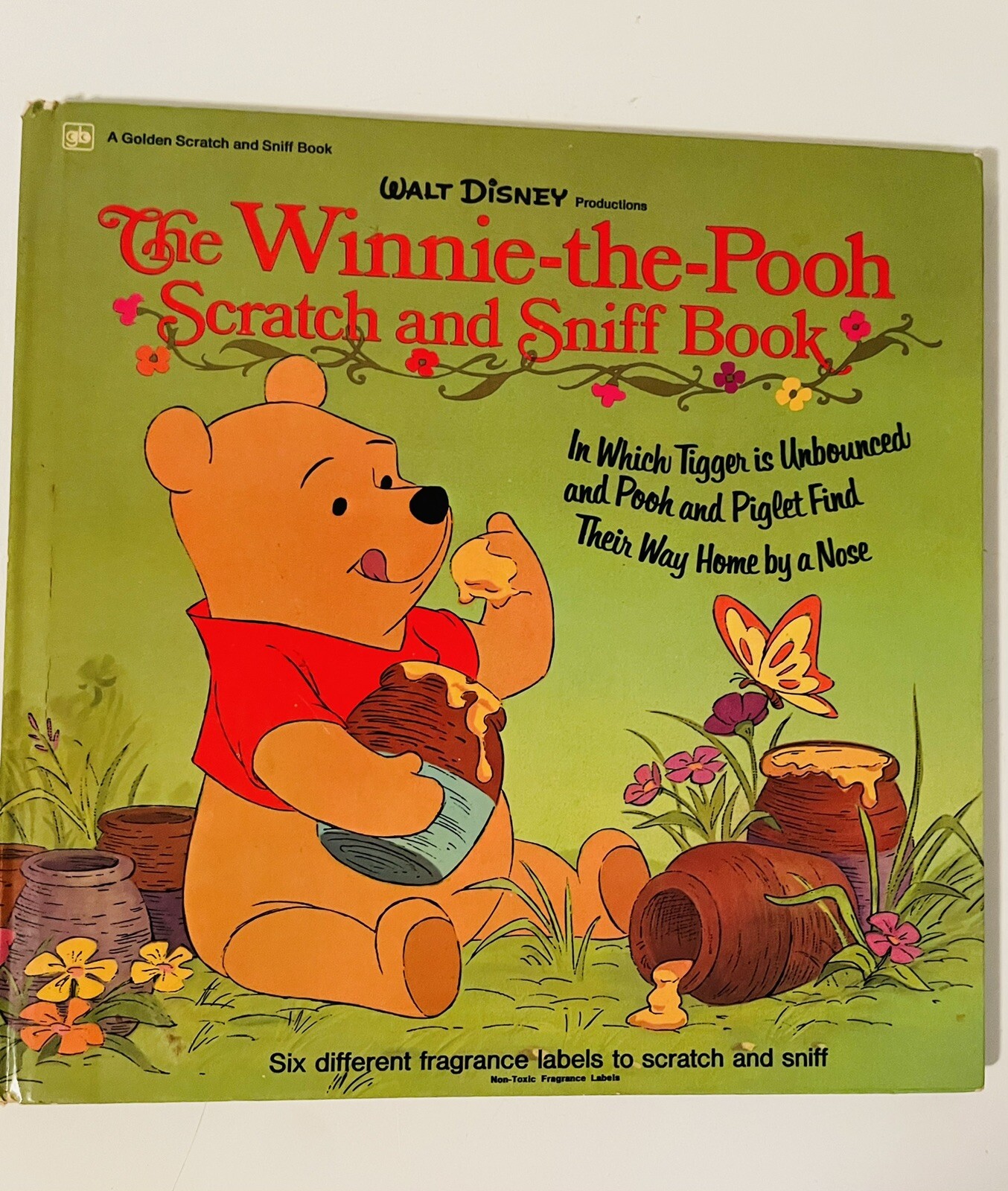 Vintage Walt Disney Winnie The Pooh Scratch and Sniff Book HC 1974 | eBay