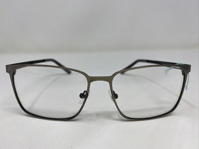 Interface 2000 C2 54-15-140 Gunmetal Metal Full Rim Eyeglasses Frame ...