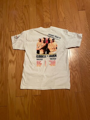 Rare Vintage 2005 UFC 54 Chuck Liddell Vs. Jeremy Horn T-Shirt Size ...