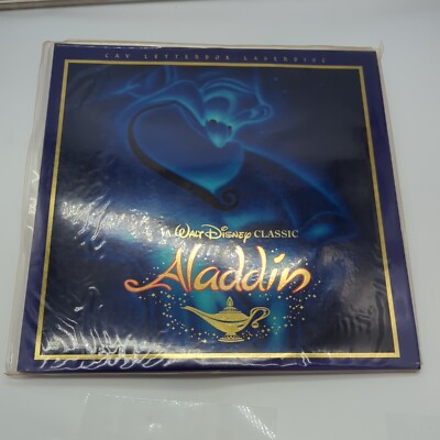 Walt Disney's Classic Aladdin CAV Letterbox Laserdisc 1662CS Laser Disc ...