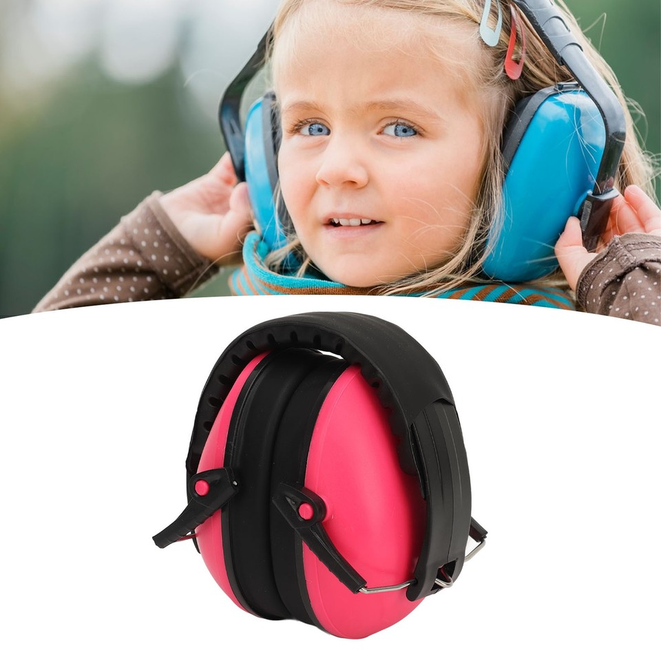 Pink Kids Protection Earmuffs Sound Insulation Noise Cancelling ...
