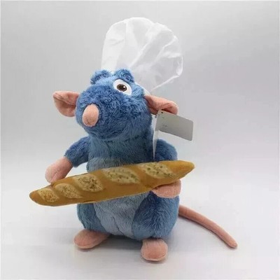 New Disney Ratatouille Remy Rat With Bread White hat Soft Plush Toy | eBay