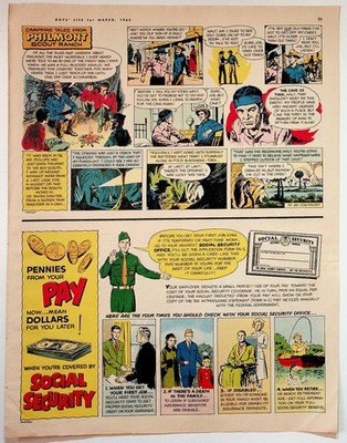 1965 Boys' Life Original Print Article 10x13 Vintage Comic Pages | eBay
