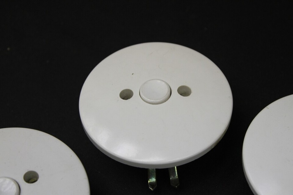 Old Push Button Flush Mount Switch Light Bell Vintage Round Ø Bell ...