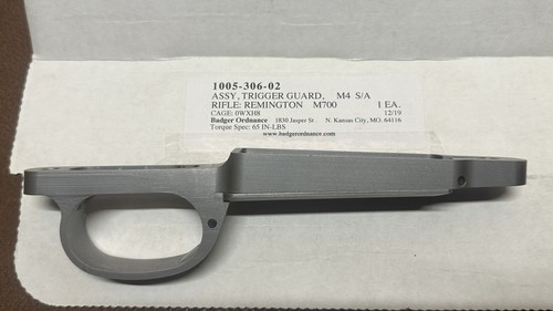 Badger Ordnance M 4 Short Action Trigger Guard Remington 700 | eBay