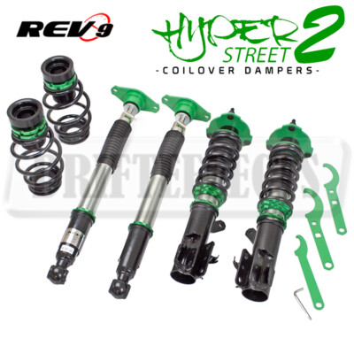 Rev9 Hyper-Street 2 Damper Lowering Coilovers Strut Kit for Mazda 2 (DJ ...