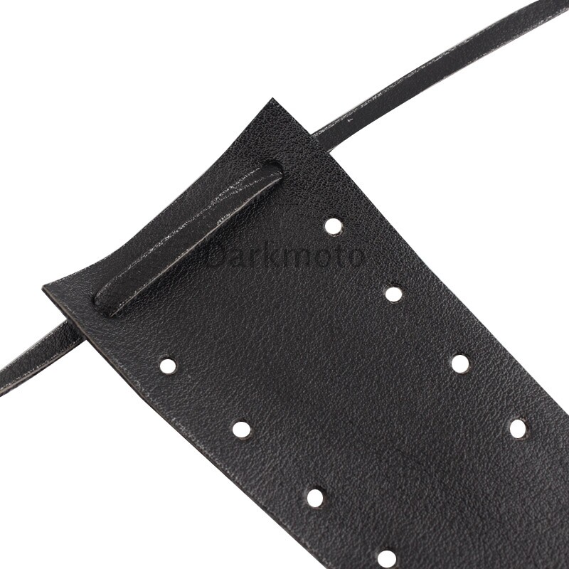 Motorcycle 12" PU Leather Brake Lever Covers Biker Clutch Fringe Long ...