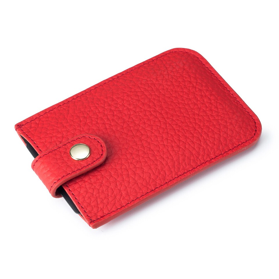 Slim Women Credit Card Holder Case RFID Genuine Leather Small Card Slot ...