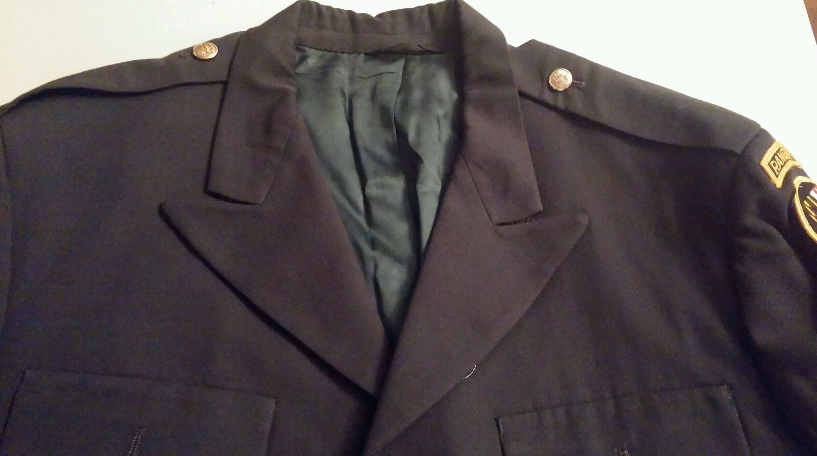 US Army/Ranger Mens Dress Green Uniform Jacket 40 Coat 2LT CUSTOM ...