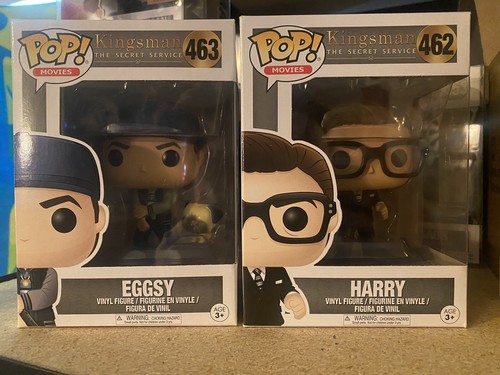 Kingsman: Eggsy #463 and Harry #462 Funko Pop! w/ Protectors!!! | eBay