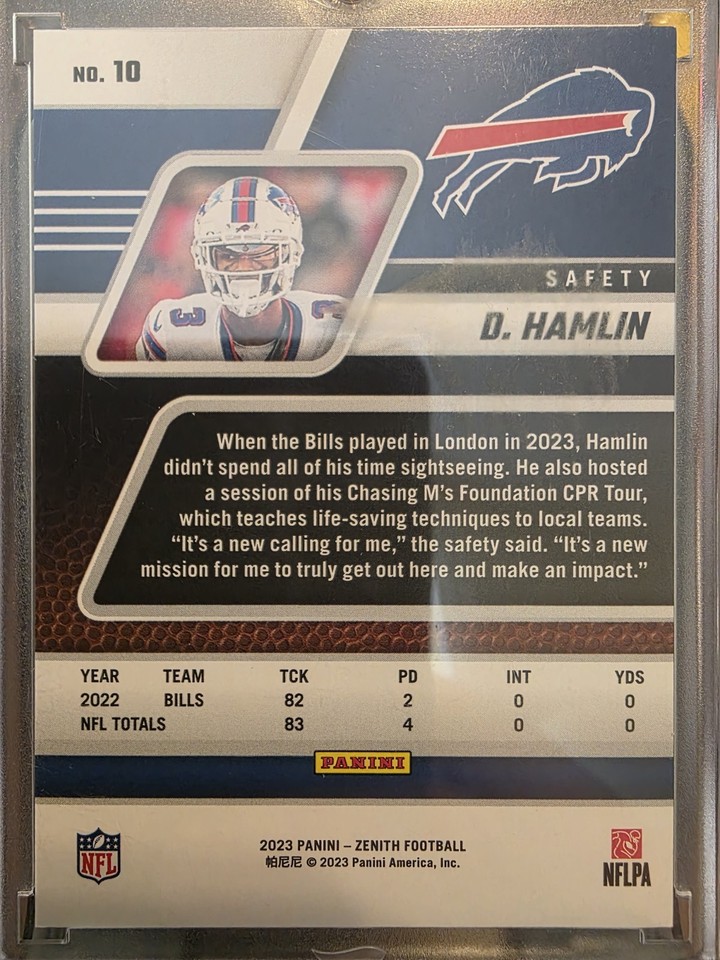 2023 Panini Damar Hamlin Emerald Artist Proof /5 | eBay