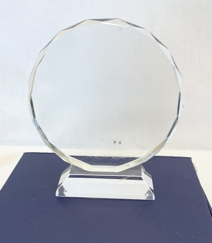 Optical Crystal CIRCLE Blank Paperweight Award Business Logo Sport NOT ...