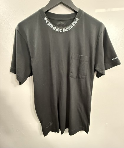 Chrome Hearts Collar Script Tee Medium | eBay