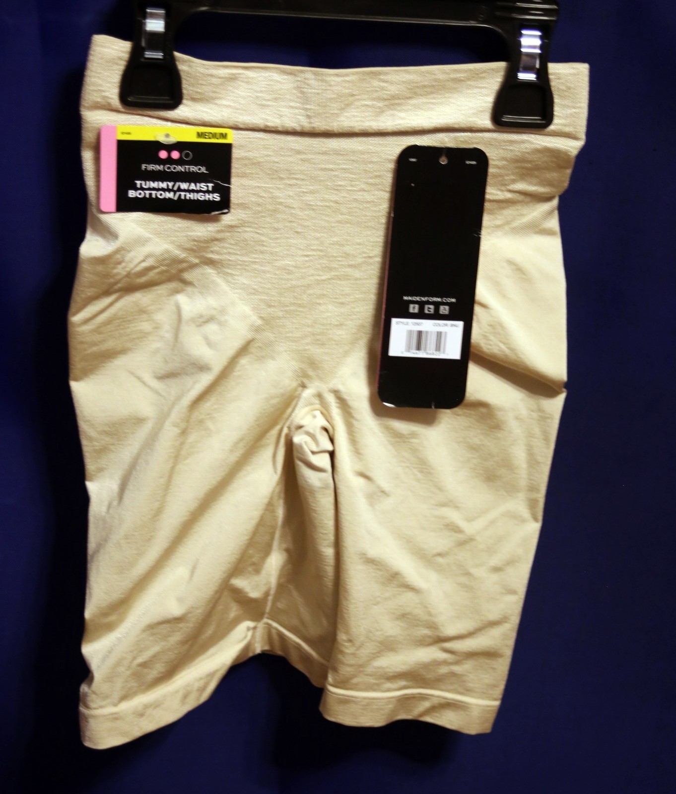 NWT Maidenform Shiny Collection Thigh Slimmer 12507 Beige, medium | eBay