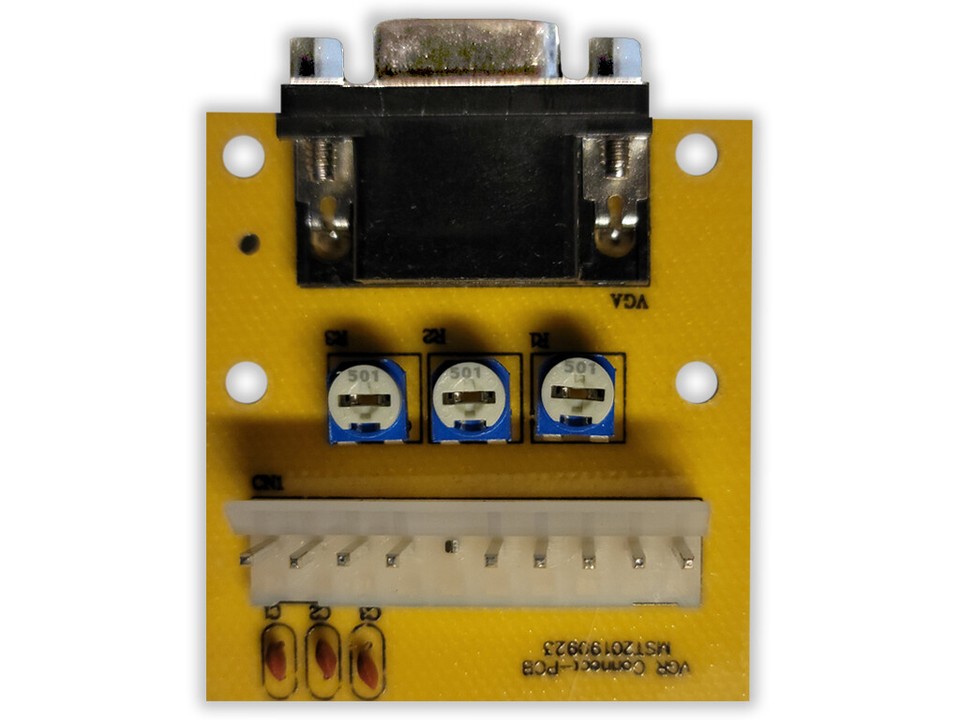 CGA to VGA or VGA to CGA Adapter CGA/VGA VGA/CGA Arcade Monitor ...