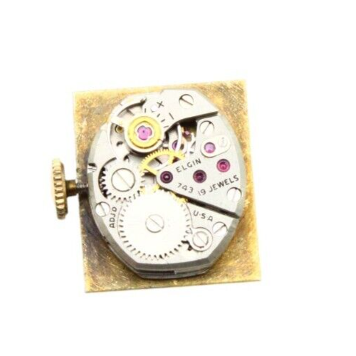 Elgin Model 743 Rare Vintage Watch Movement 19 Jewels Size 20/0s Runs ...