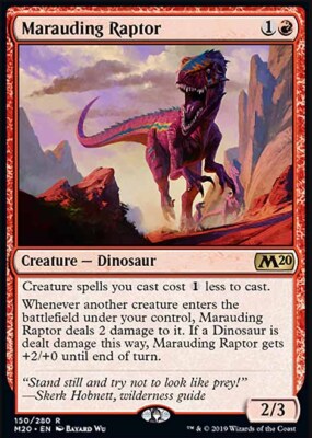 MTG Magic the Gathering Marauding Raptor (150/357) Core Set 2020 LP | eBay