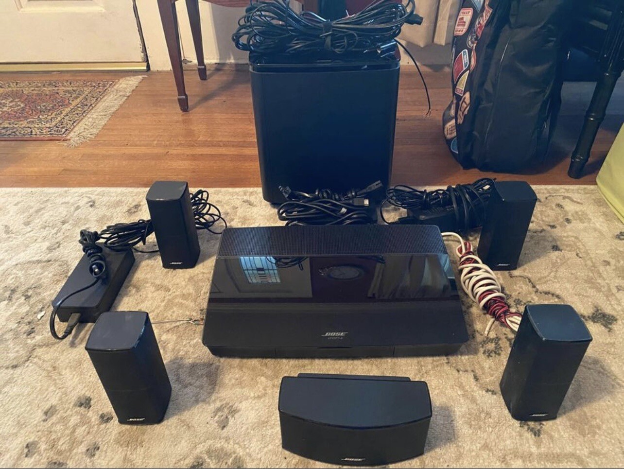 Bose Lifestyle 600 Home Theater System -Extra Speaker Wiring Required ...