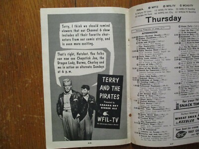 Jul-1953 TV Guide(TERRY AND THE PIRATES/VICTOR BORGE/JANE FROMAN/AUDREY ...