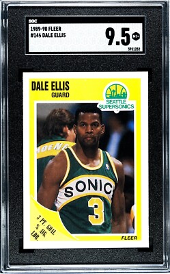 1989-90 Fleer Dale Ellis #145 SGC 9.5 | eBay