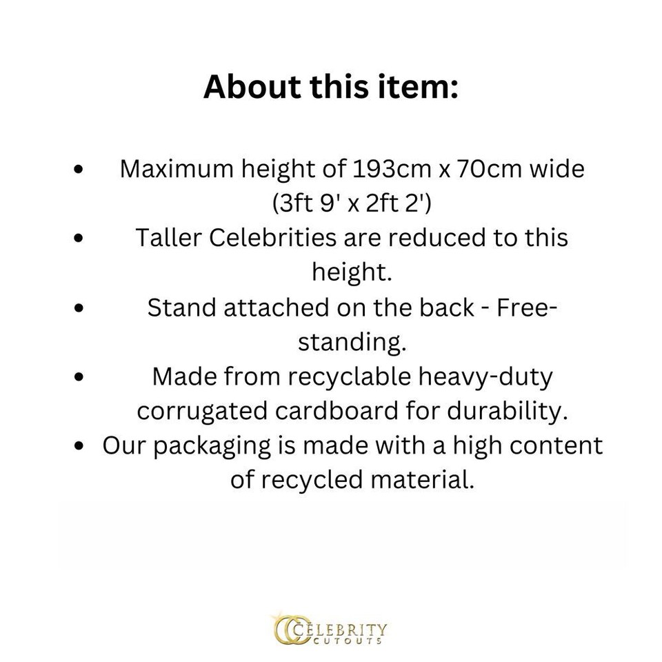 Christopher Alvin Stapleton (Awards) Life Size Cutout | eBay