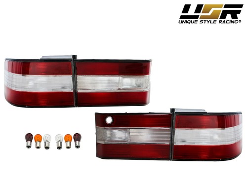 4PCS DEPO JDM Style Red Clear Tail Lights For 1991-1994 Lexus LS400 ...