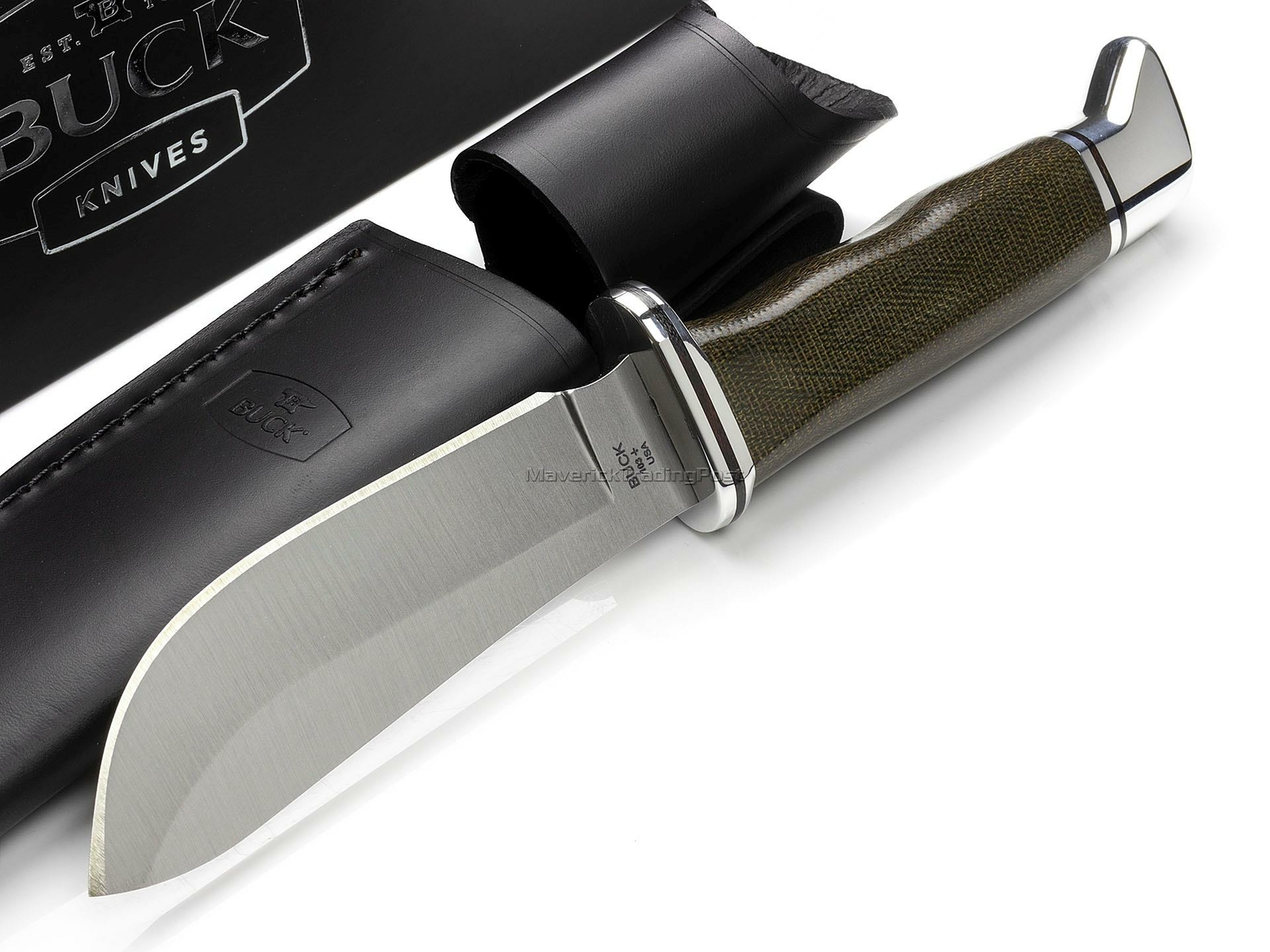 Buck Knives 103 Skinner Pro Hunting Knife - Green, 4" (‎0103GRS1-B) for ...