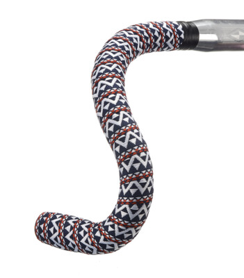 BTP Bicycle Handlebar Tape Ribbon Triangle Blue/White/Red Road MTB ...